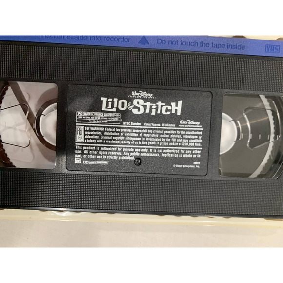 Walt Disney | Media | Lilo Stitch Vhs Movie Vcr Video Tape Used Walt ...
